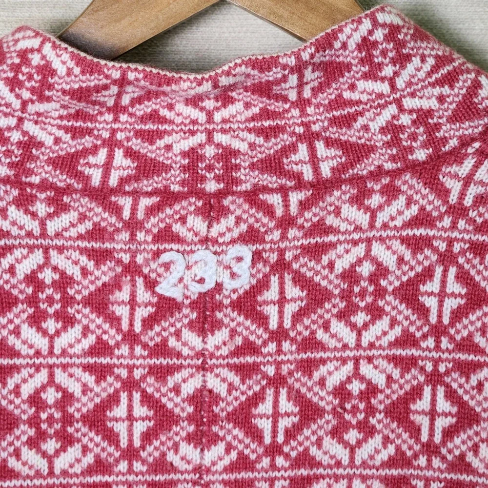 Odd Molly | Sweaters | Odd Molly Red Fair Isle Lambwool Blend Cardigan ...
